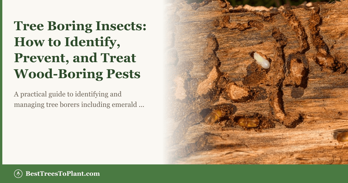 Tree Boring Insects: How to Identify, Prevent, and Treat Wood-Boring ...