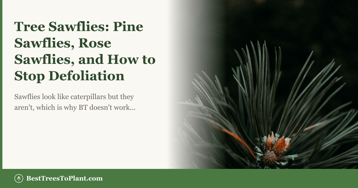 Tree Sawflies: Pine Sawflies, Rose Sawflies, and How to Stop ...